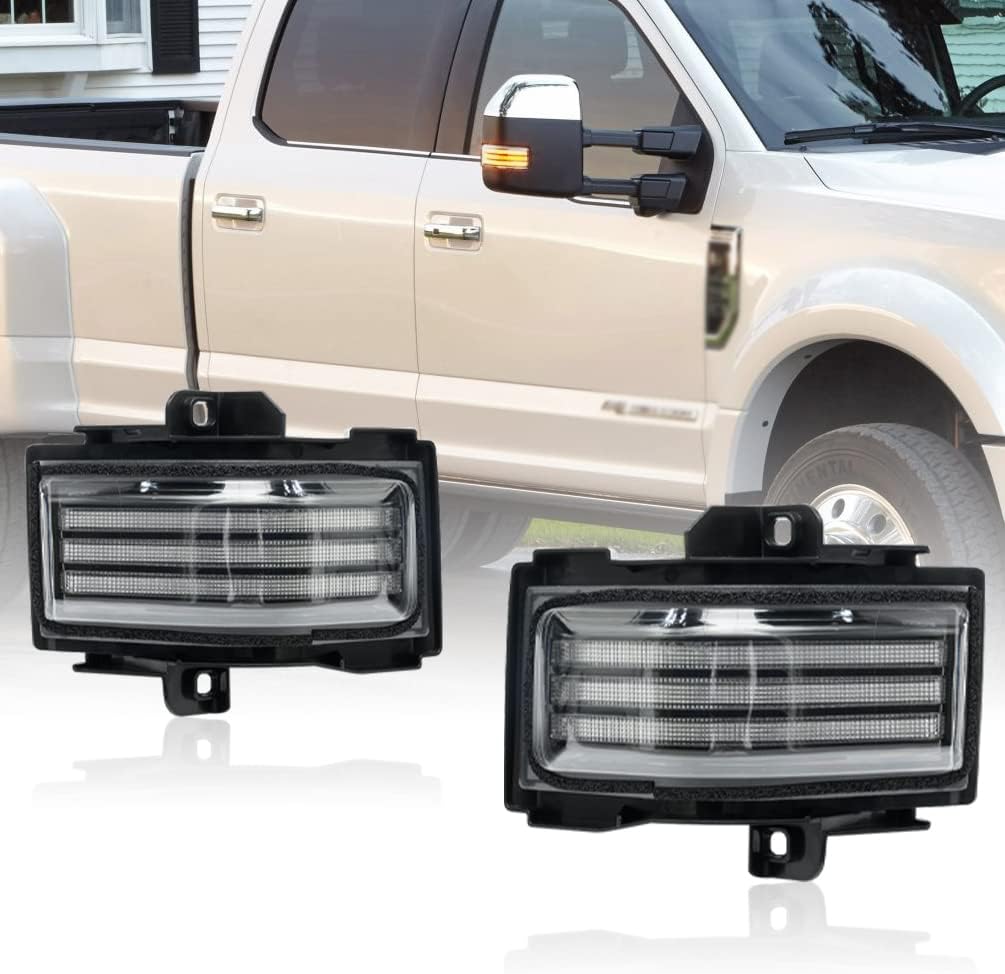 Amazon.com: NJSBYL Led Side Mirror Marker Lamp For Ford F150 F250 F350 ...