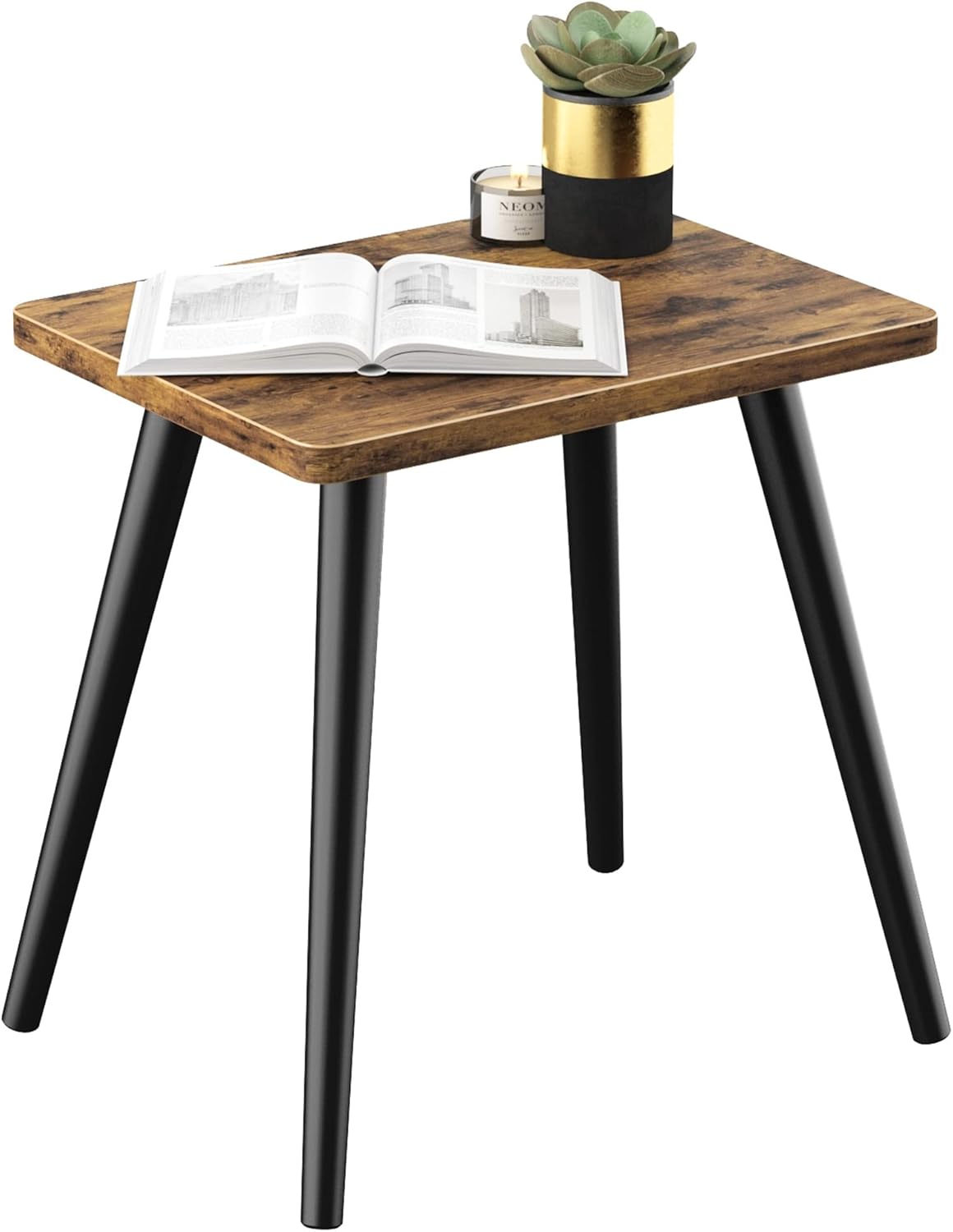 Amazon.com: Small Side Table, Wood Small End Table Accent Table for ...