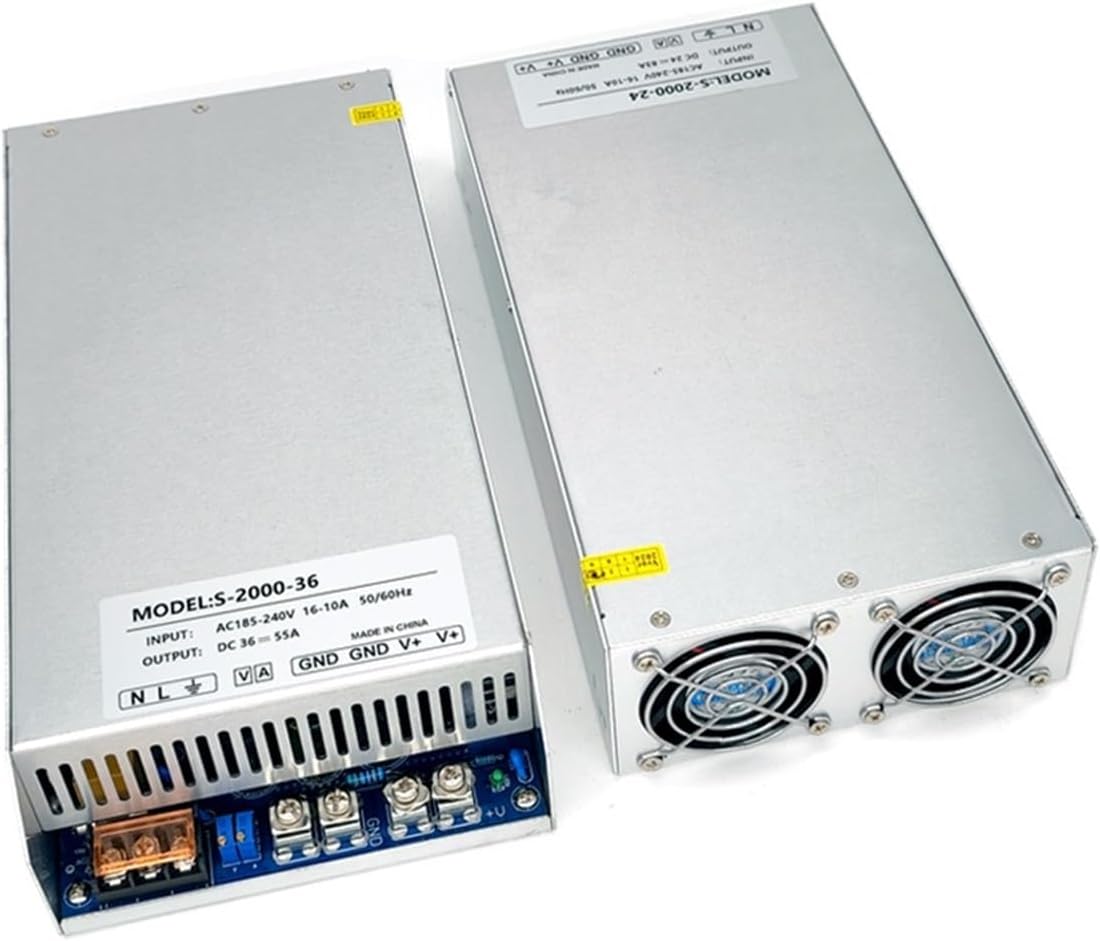Amazon.com: Precision Power Supply, 2000W Universal Regulated Switching Power Supply DC 24V 36V ...
