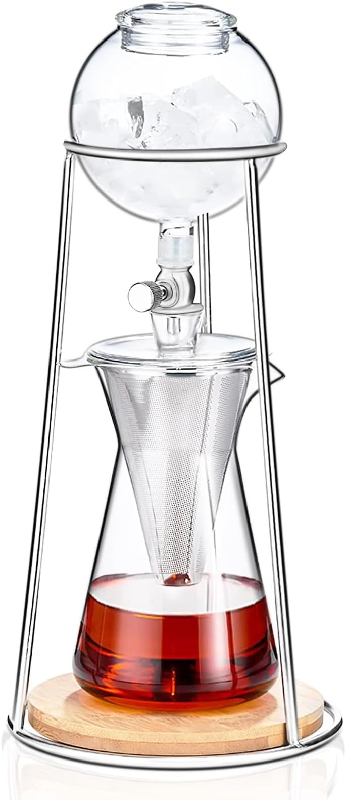 Amazon.com: Nispira Iced Coffee Cold Brew Drip Tower Coffee Maker ...