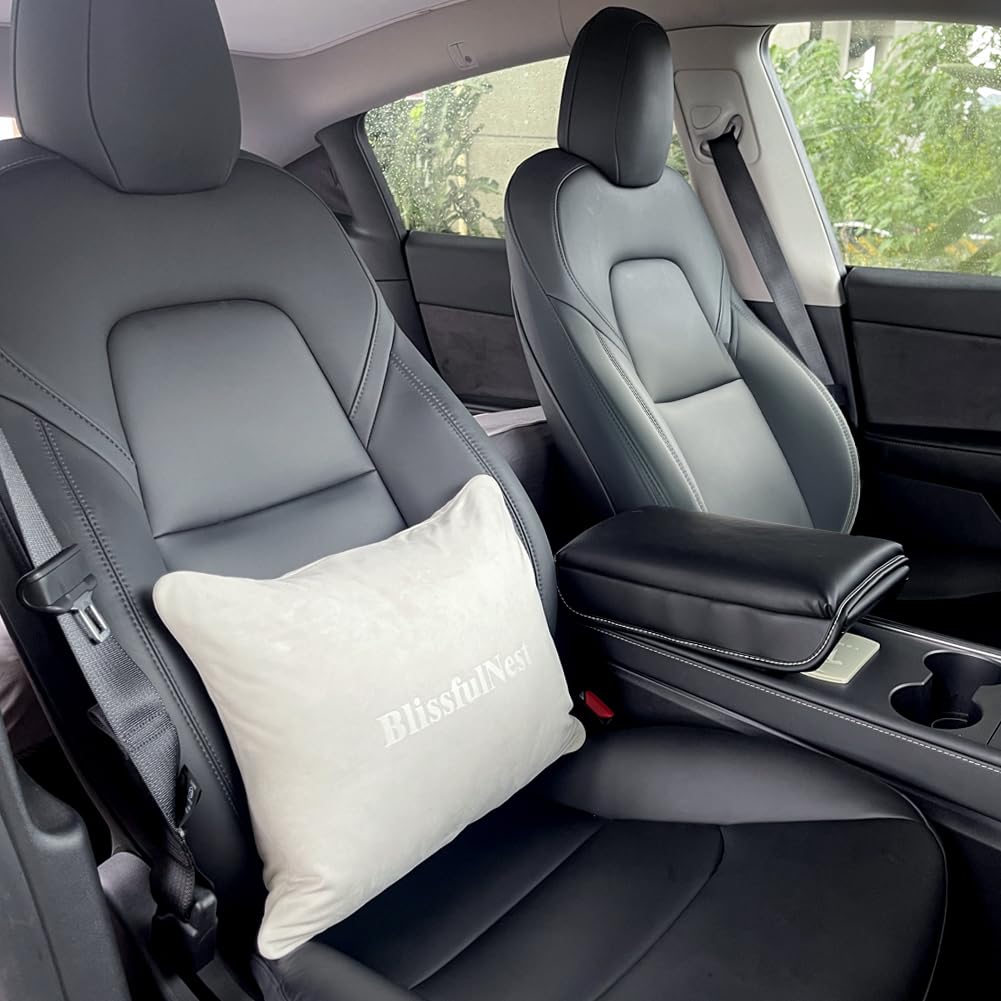 Amazon.com: BlissfulNest Suede Lumbar Support Pillow 1 Pack Uniquely ...