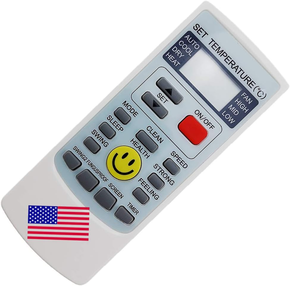 Amazon.com: CHOUBENBEN Replacement Air Conditioner Remote Control for ...