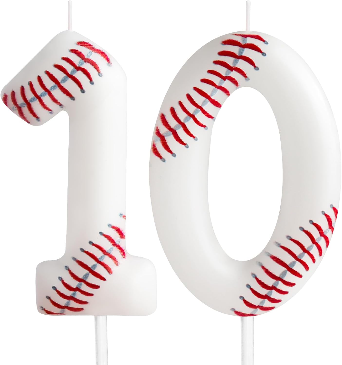 Amazon.com: ZHIHUI Birthday Candle, Baseball Birthday Number Candles ...