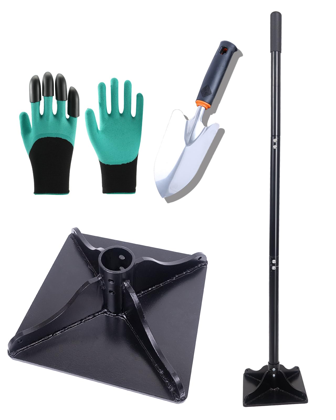 Amazon.com : Heavy Duty Steel Tamper Tool Kit, 10" x 10" Hand Ground ...