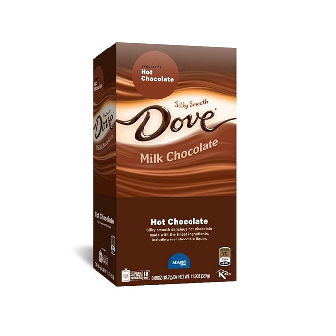 Amazon.com : DOVE Hot Chocolate Single Serve Freshpacks for MARS DRINKS ...