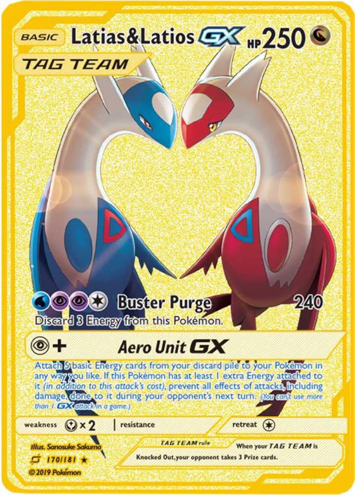 Wese Limited Edition Latias And Latios Pokemon Cards Vmax Pokemon ...