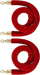 Amazon.com: YXXSDP Twisted Stanchion Velvet Rope, Hanging Queue Divider ...