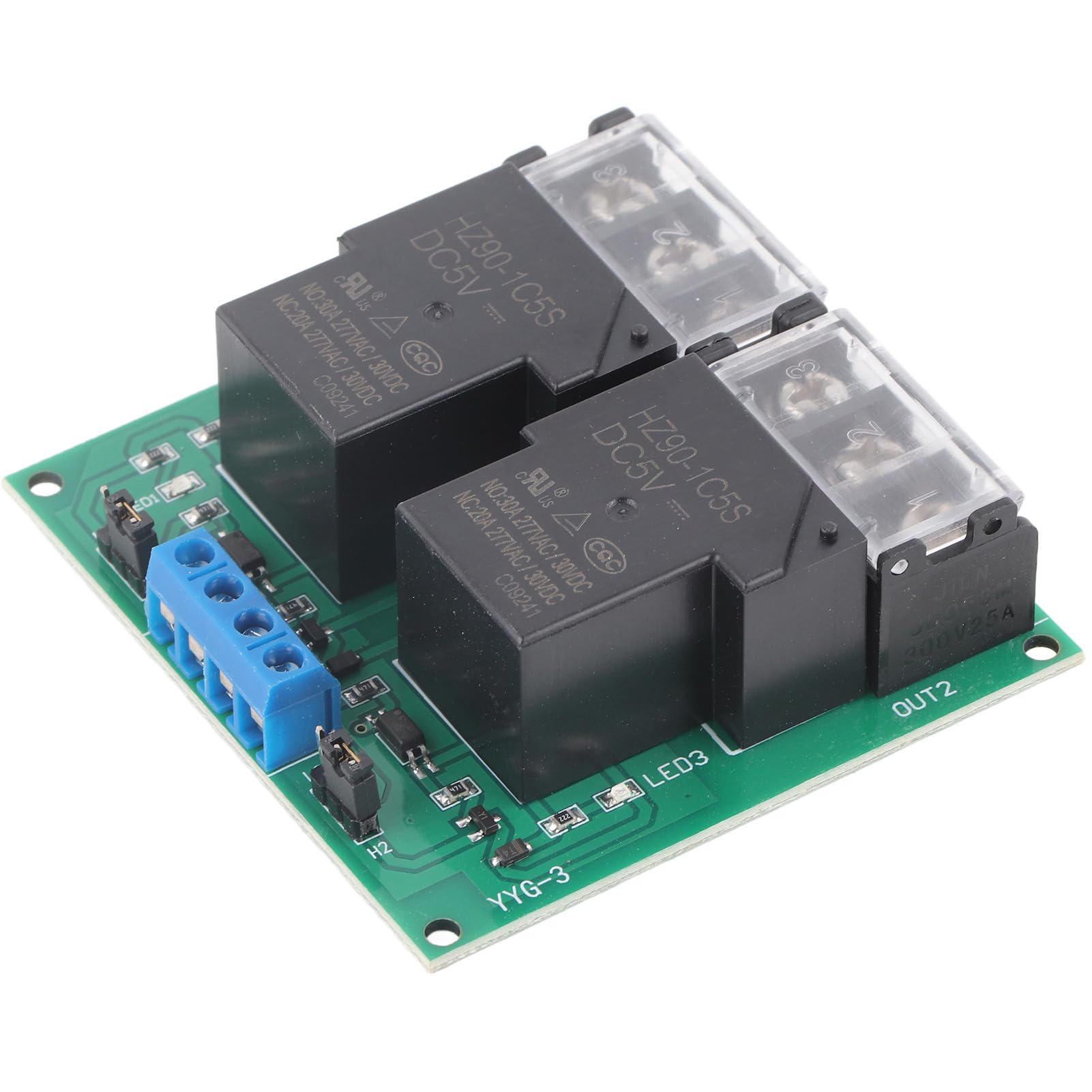 Hilitand Relay Module, 30A YYG-3 DC 12V Two Way Bidirectional ...