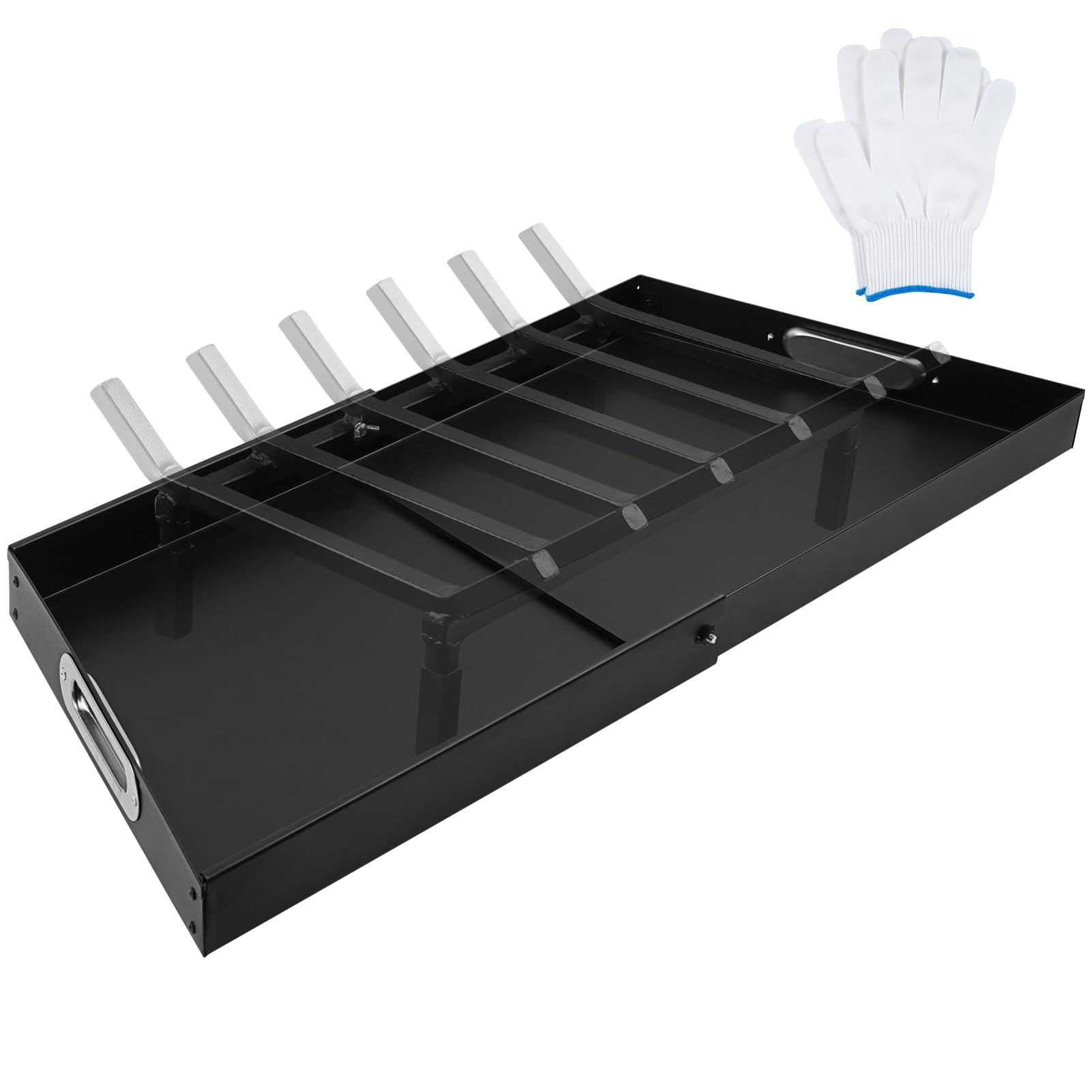 Amazon.com: 2 Piece Fireplace Tray Ash Pan,Adjustable Fireplace Tray ...