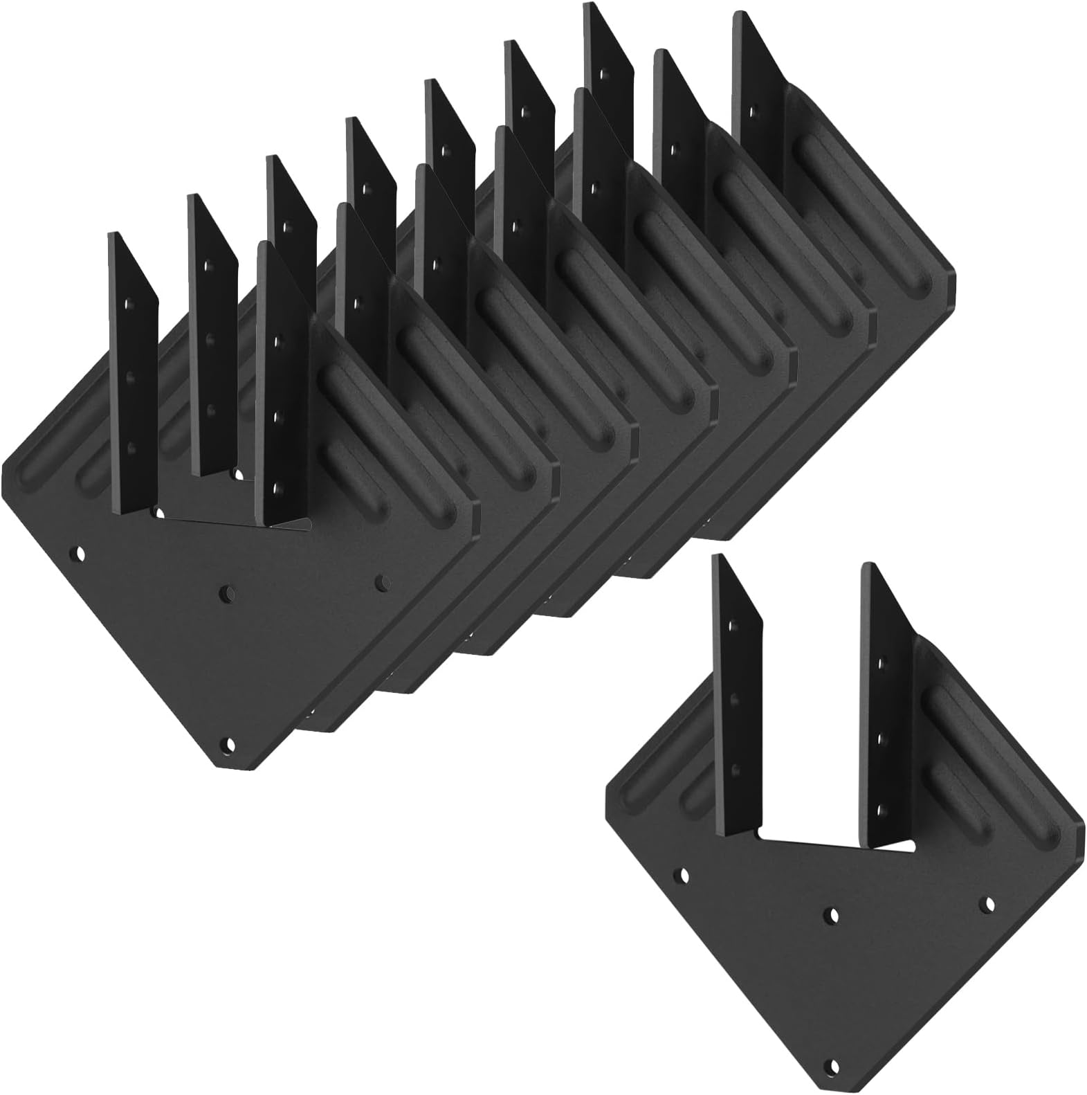 Amazon.com: Wpbhk 3Pcs Roof Riser Brackets Kit Pergola Roof Riser Beam ...