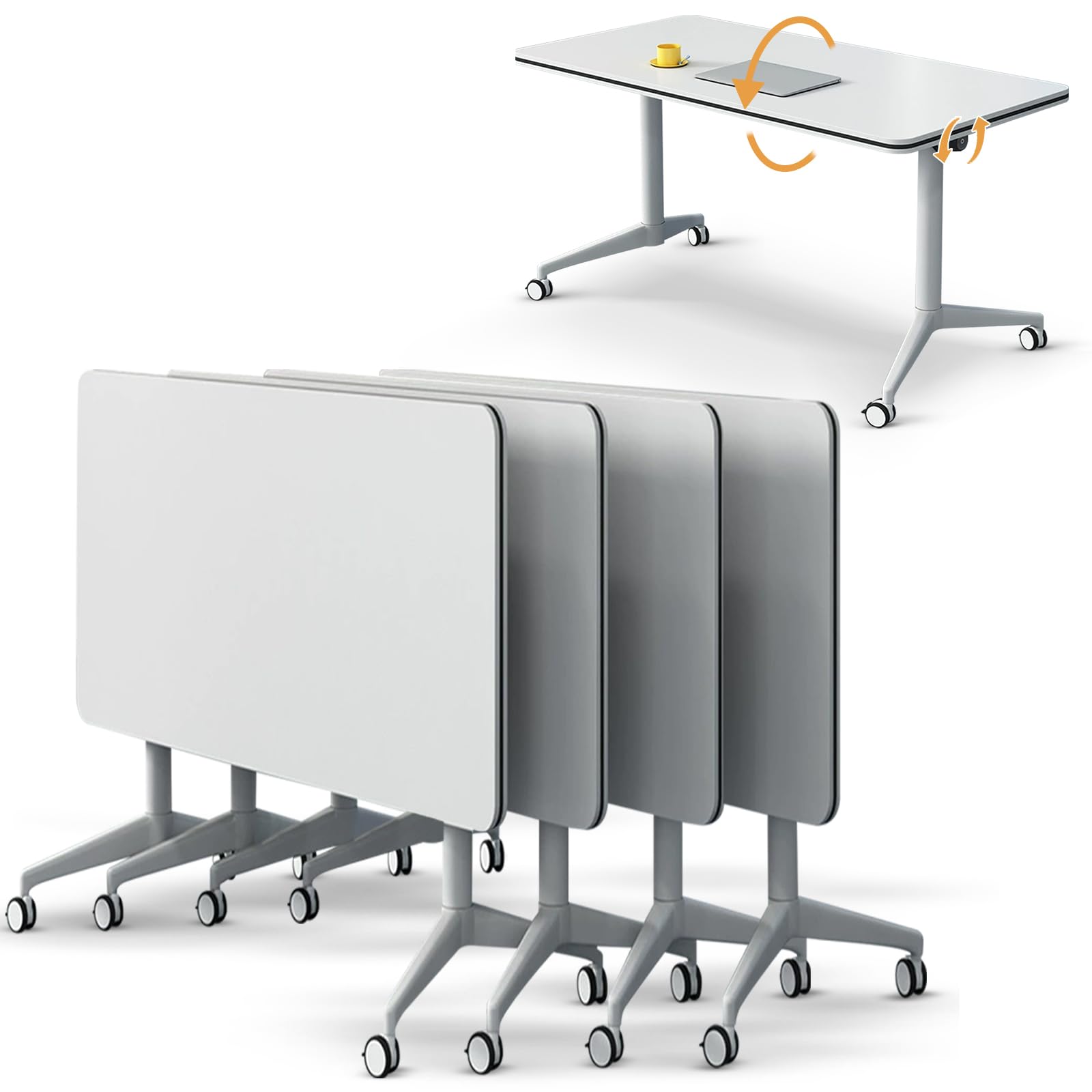 Mesas Abatibles Con Ruedas Mesa Plegable MICHIGAN 180X75X75