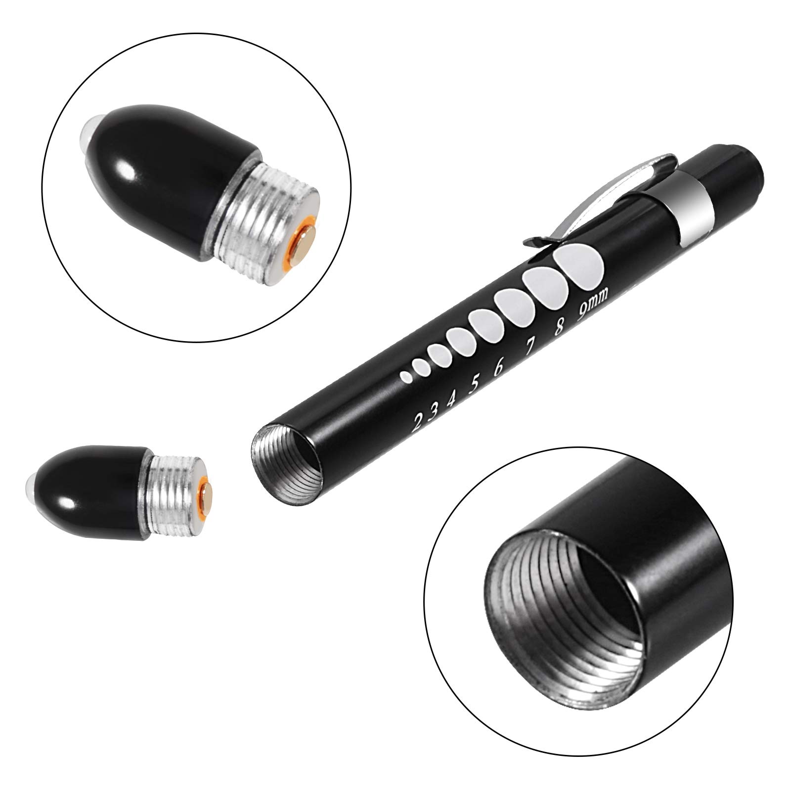 Snapklik.com : ALMOCN 2 Pack Pen Light,Nurse Medical Reusable LED ...