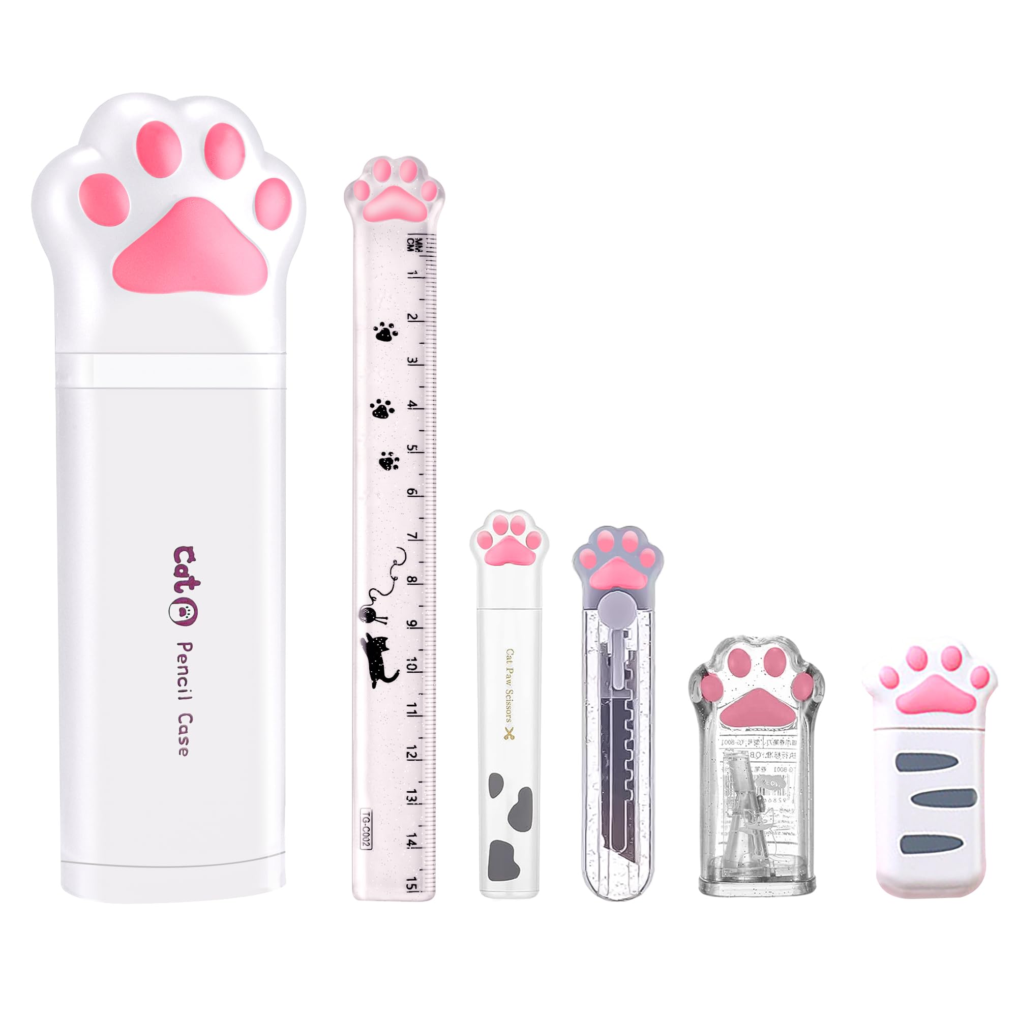 Snapklik.com : 6 Pcs Cute Stationery Set, Kawaii School Supplies ...