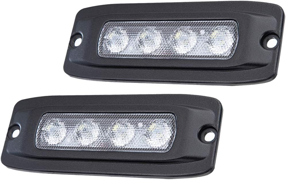 Amazon.com: LED Flush Mount Pods,EBESTauto Flush Mount LED Pods 20W ...
