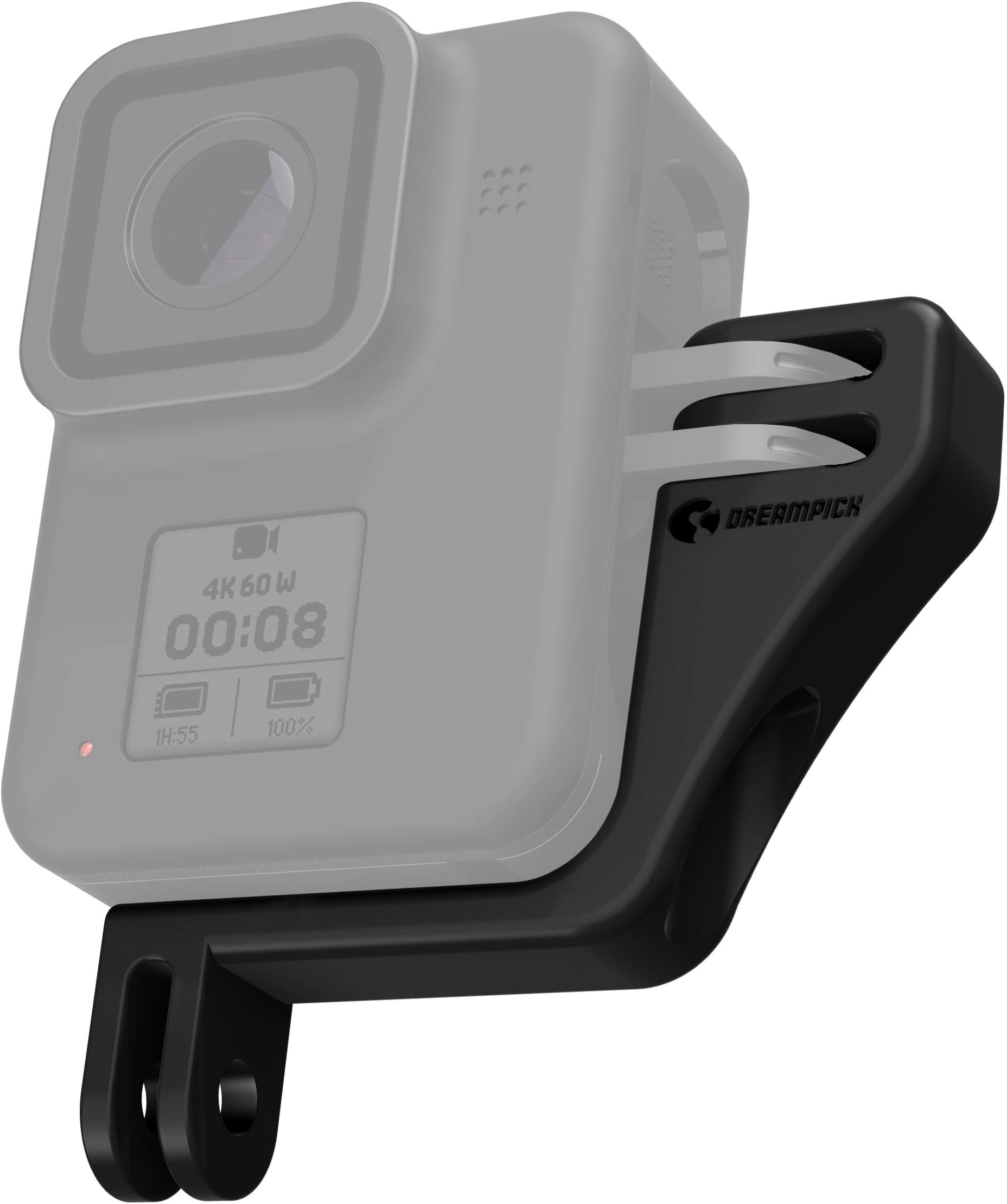 Amazon.com: DREAMPICK Vertical Mount for GoPro Hero 10 9 8 7 6 5 4, DJI ...