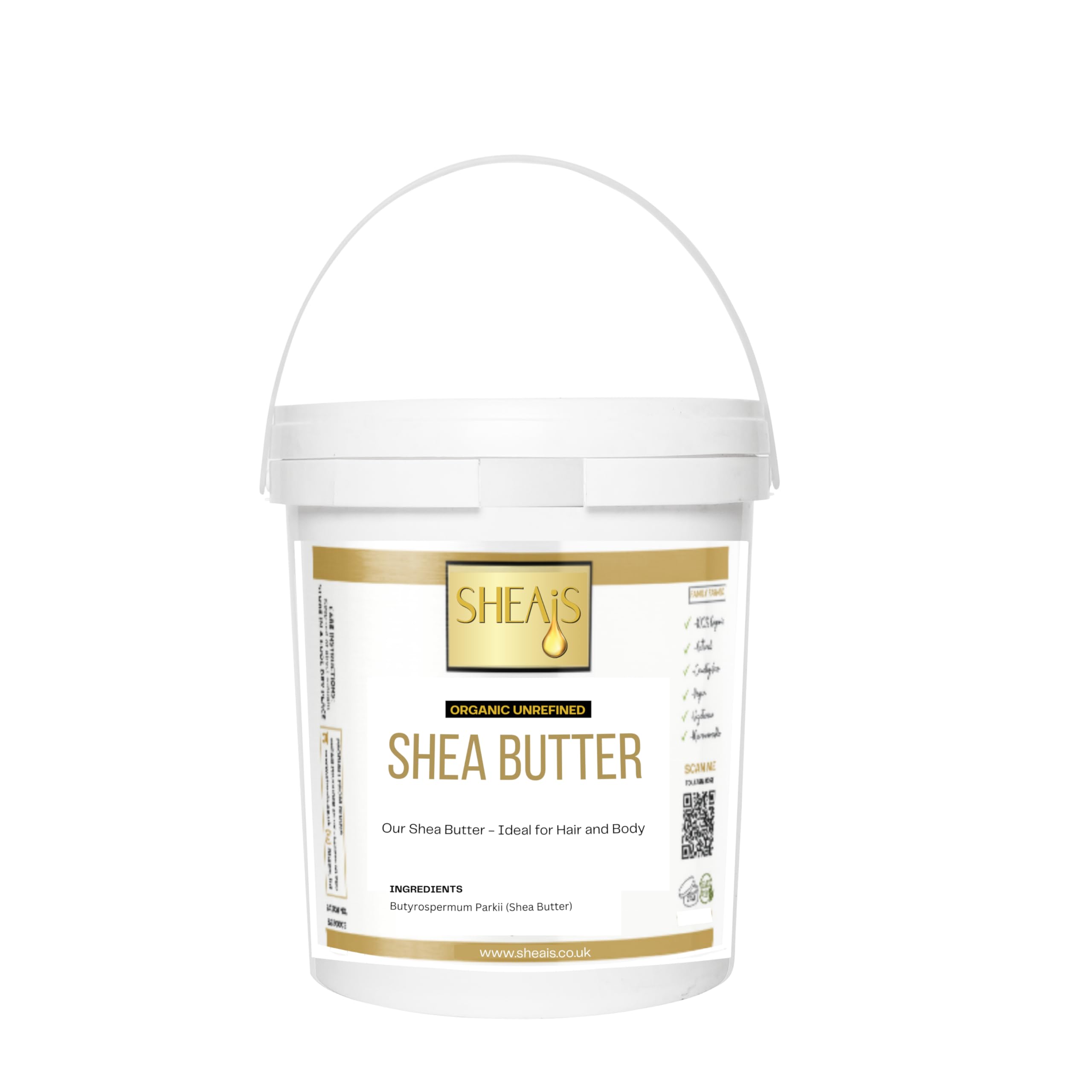 SHEAiS Shea Butter- Unrefined Ghanian 1kg : Amazon.co.uk: Beauty