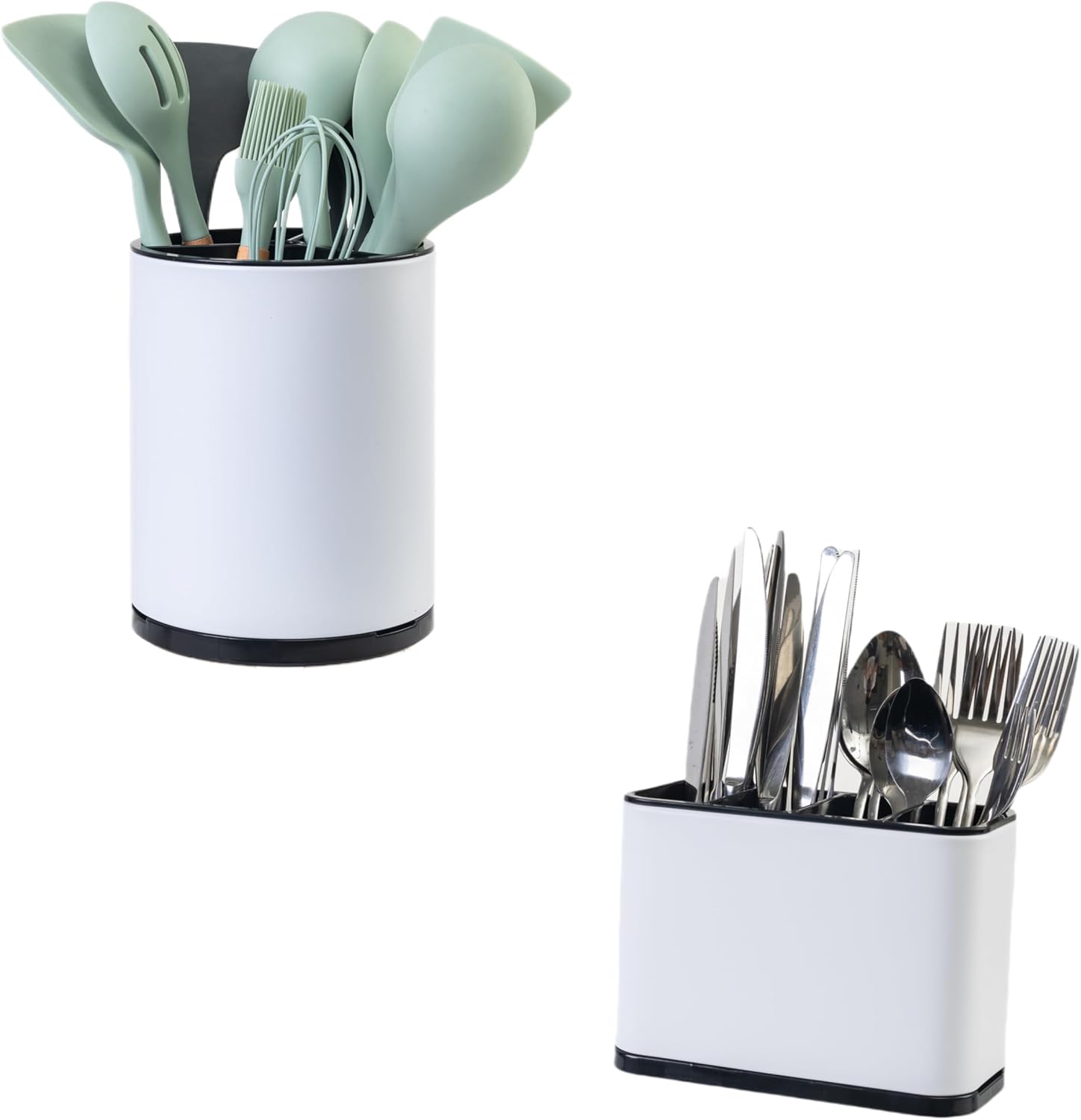 Amazon.com: LIBODOUR Utensil Holder Extra Large 360° Rotating Kitchen ...