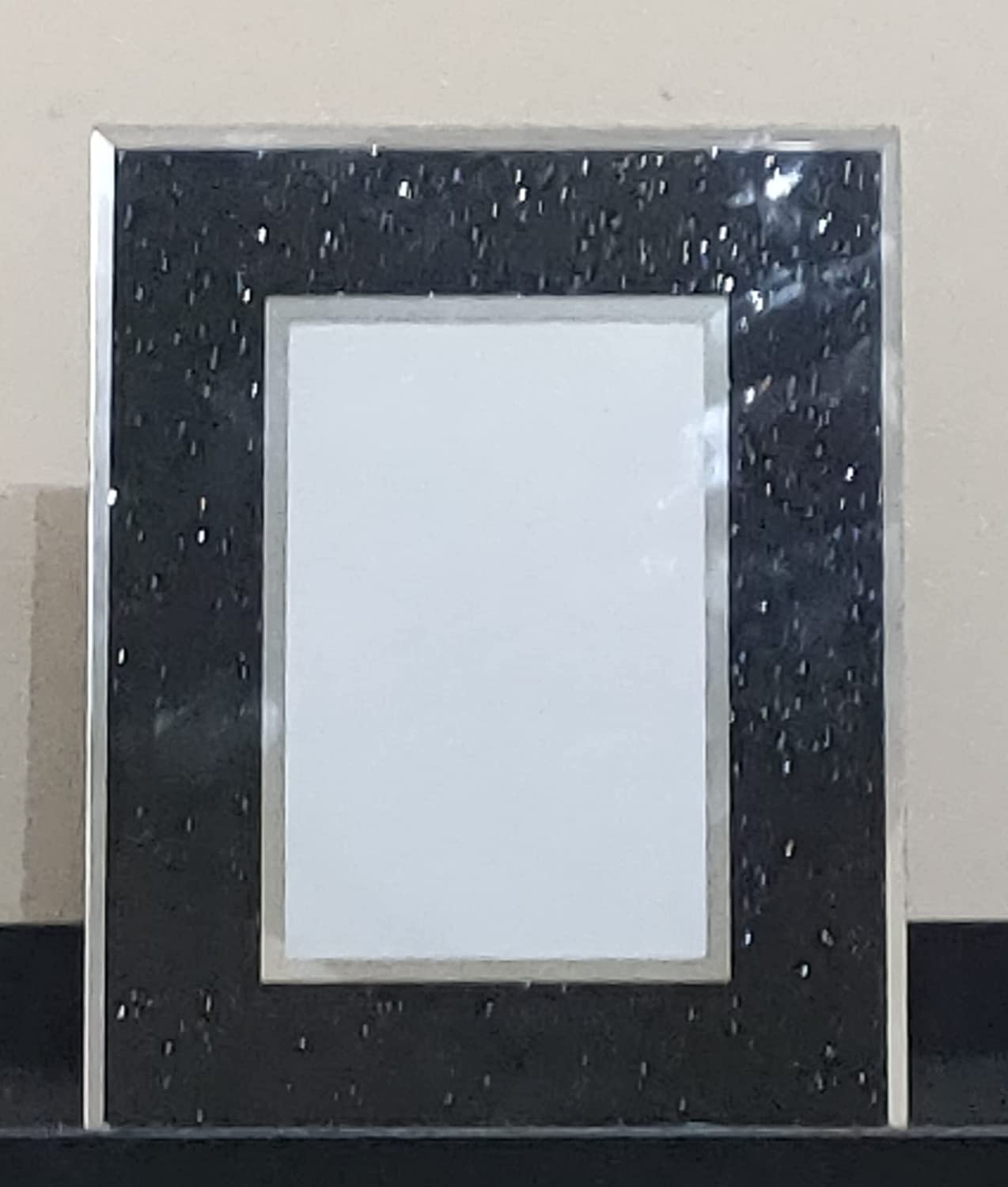 Black And Silver Frames Wooden Black Silver Photo Frames, For Gift,