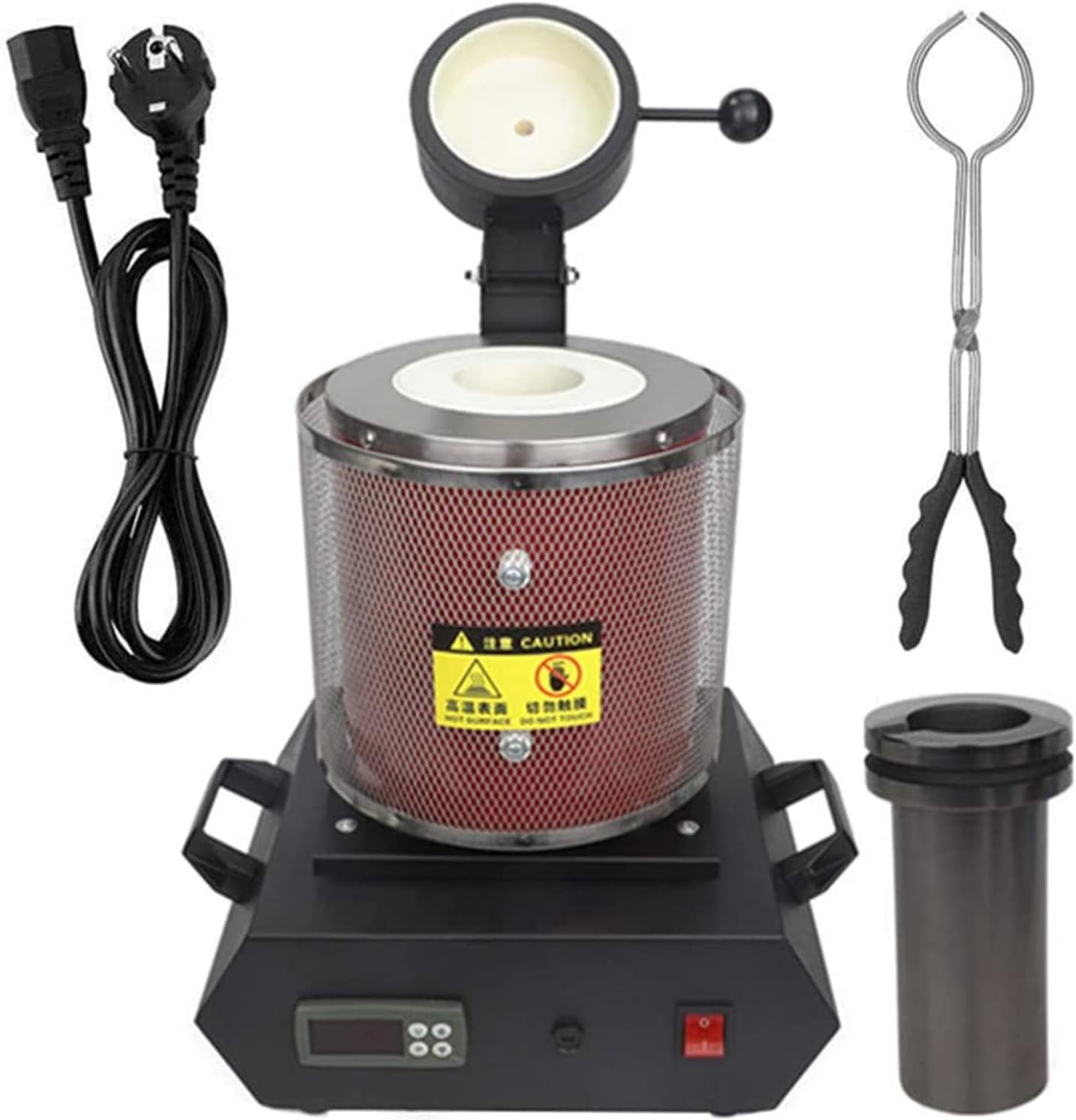 Automatic Metal Melting Furnace Machine, Graphite Crucible Gold Melting ...