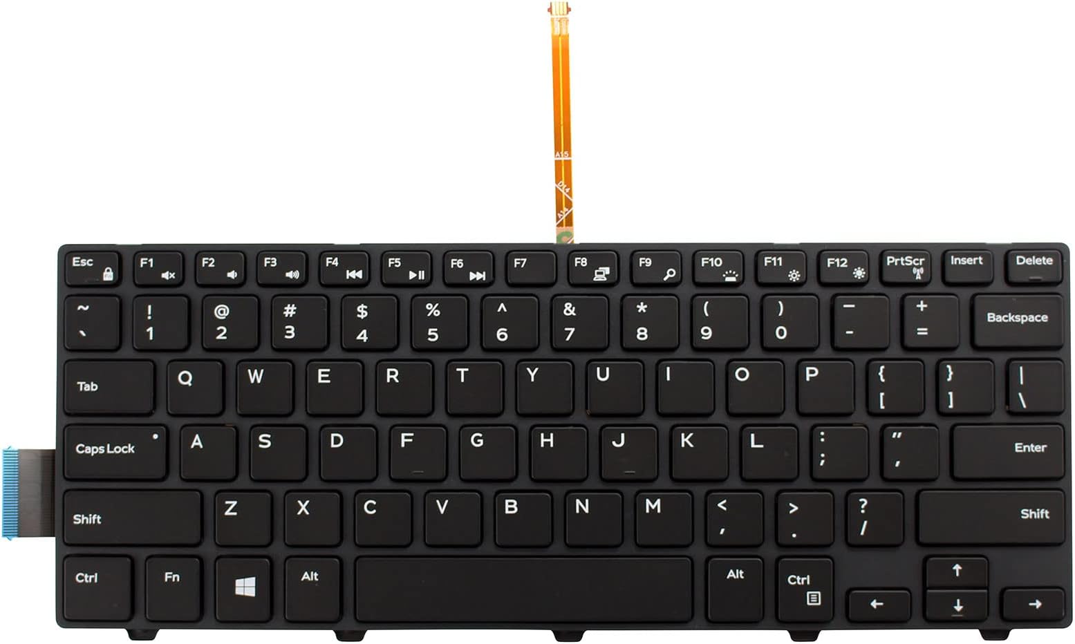 Amazon.com: Teclado de repuesto para Dell Inspiron 14 3000 Series 3441 ...
