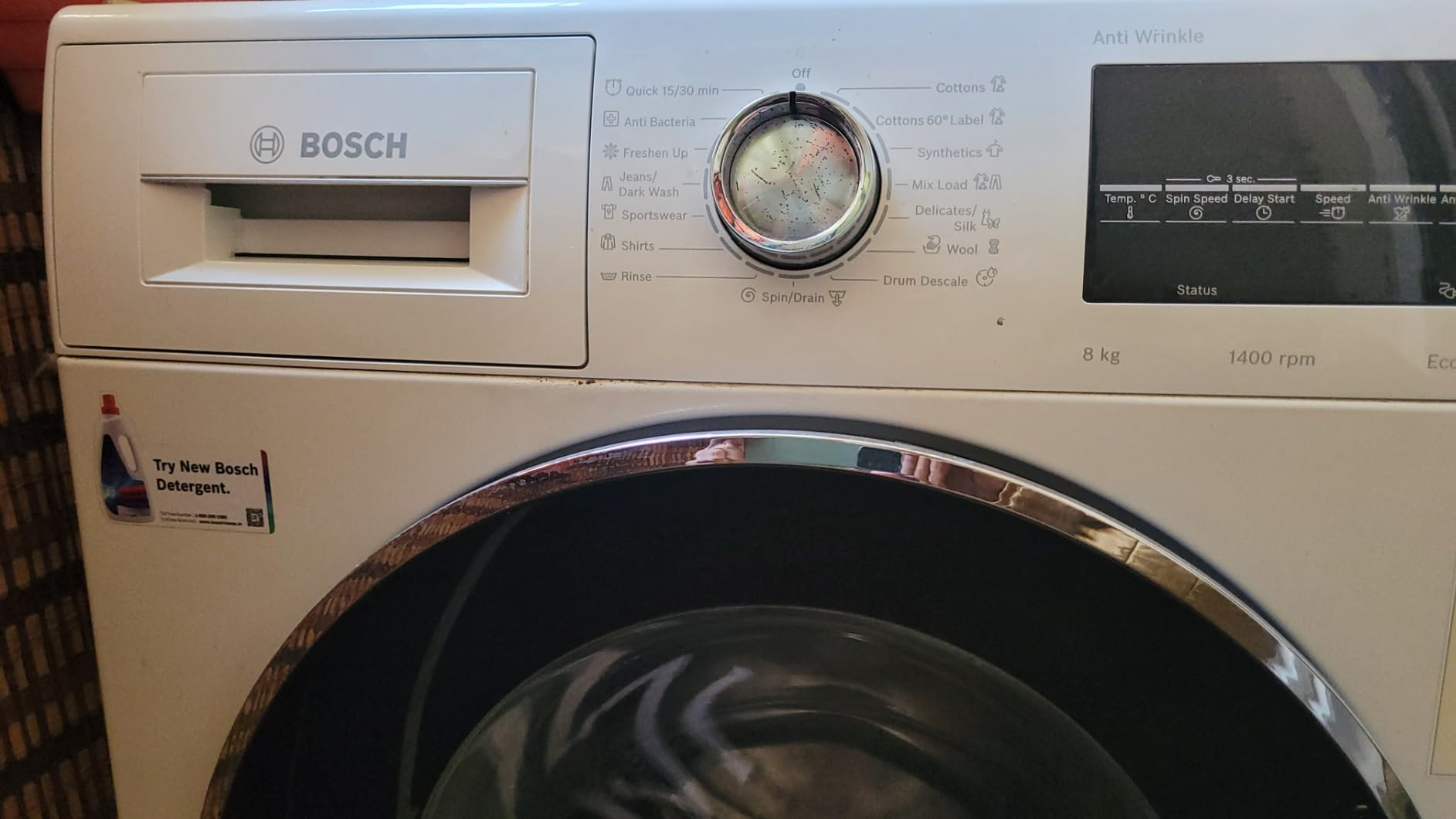Bosch WAJ2846WIN 8.0Kg Front Load Fully Automatic Washing Machine ...