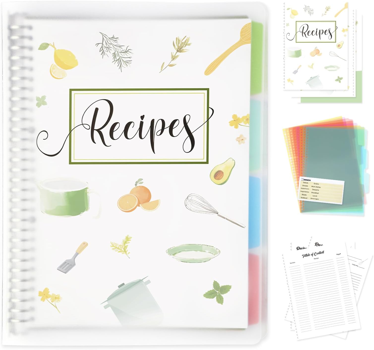 Amazon.com: ceiba tree Blank Recipe Book to Write in Your Own Recipes ...