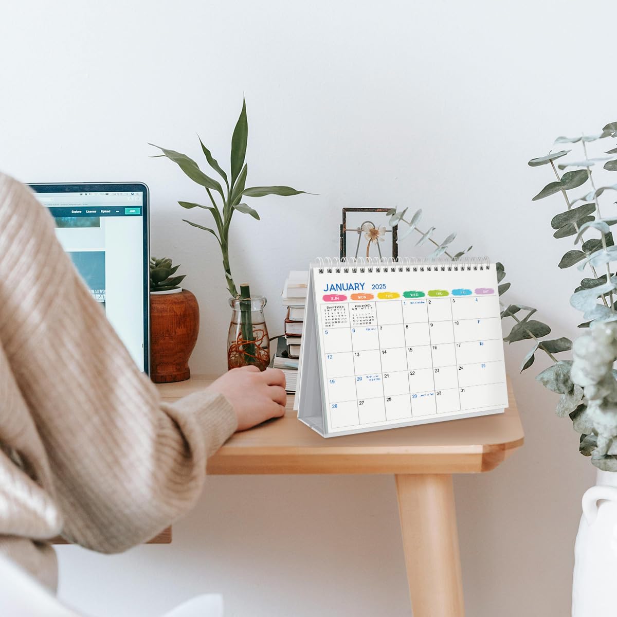 Snapklik.com : SKYDUE Desk Calendar 2025-2026, Jan 2025 To Jun 2026 18 ...