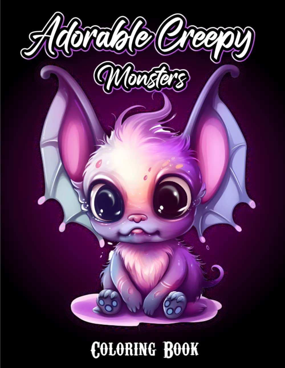 Amazon.com: Adorable Creepy Monsters Coloring Book: 55 Miniature ...