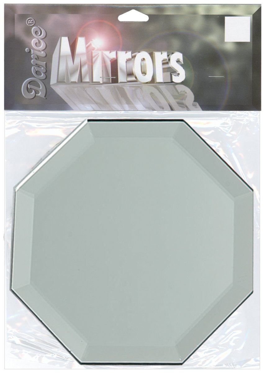 Amazon.com: Octagon Glass Mirror W/Bevel Edge 1/Pkg-5" : Home & Kitchen