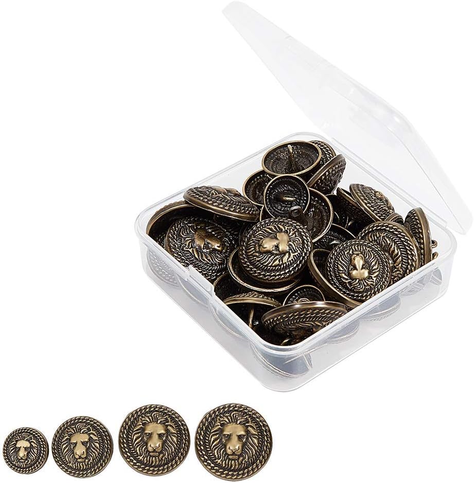 50 Pcs Metal Blazer Button Vintage Brass Button Vintage Shank Buttons ...