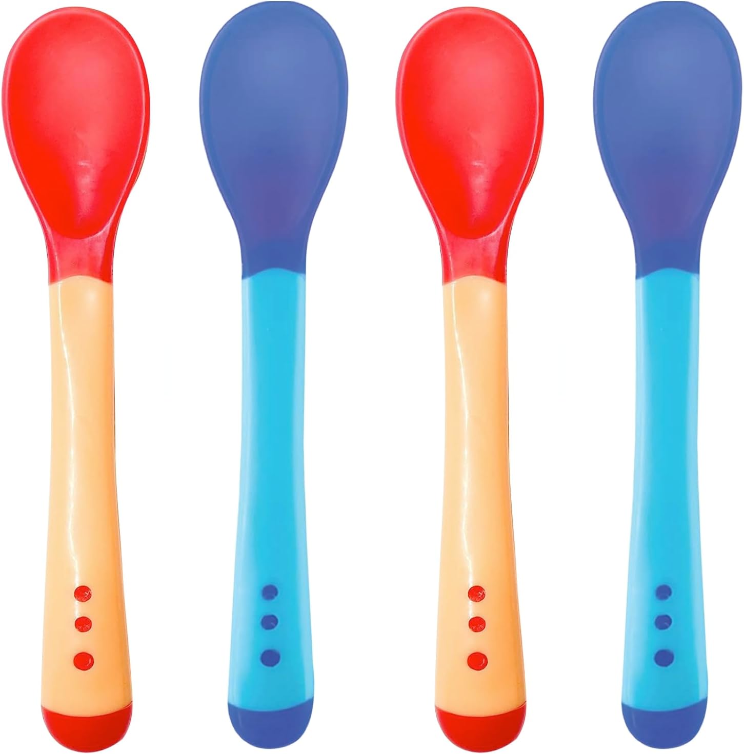 Munchkin Soft Tip Spoons (Multicolor, Pack of 6), Silicone, 1.5 inches ...