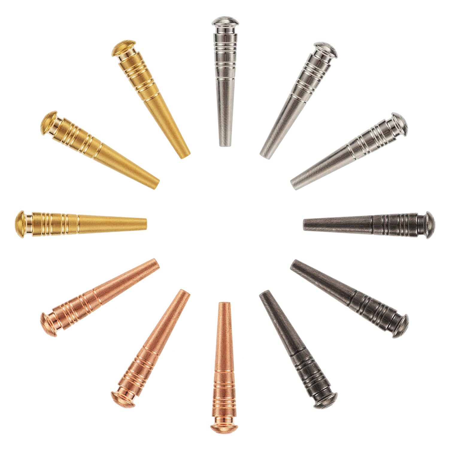 12pcs Metal Cribbage Pegs, 1 Inch Crib Pegs Conical Design Board Games ...