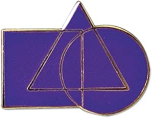 Amazon.com: Cryptic Council Masonic Lapel Pin - [Purple & Gold][1 ...