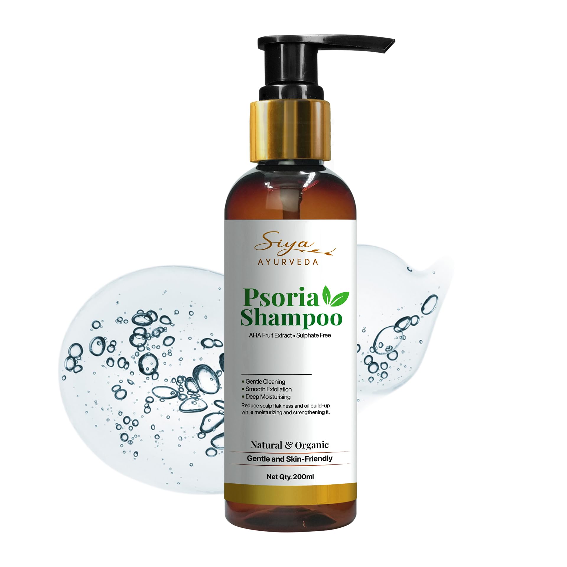 Siya Ayurveda Psoriasis Shampoo for Dry, Itchy, Flaky Scalp and Eczema ...