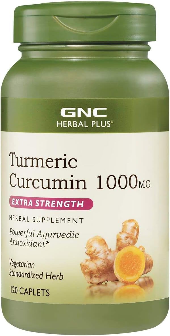 Amazon.com: GNC Herbal Plus Turmeric Curcumin 1000mg Extra Strength ...