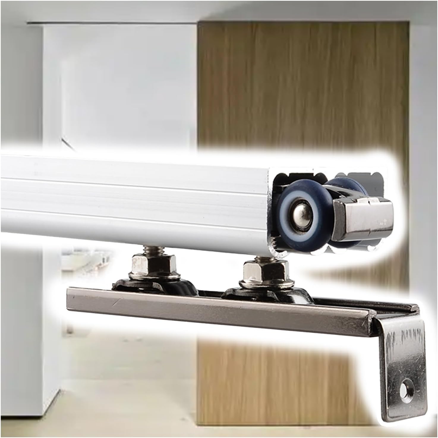 Sliding door kit track rail 3 4 5 6 7 8 10 12 FT Heavy Duty Sliding ...