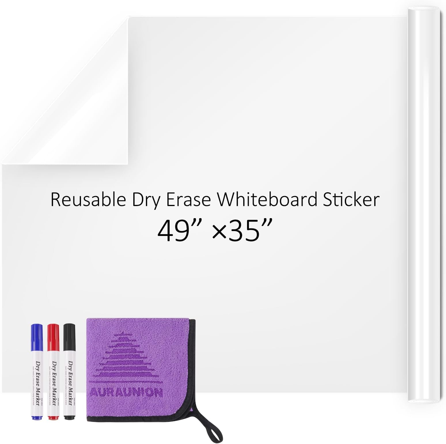 Amazon.com : White Board Dry Erase Contact Paper for Wall Removable,49 ...