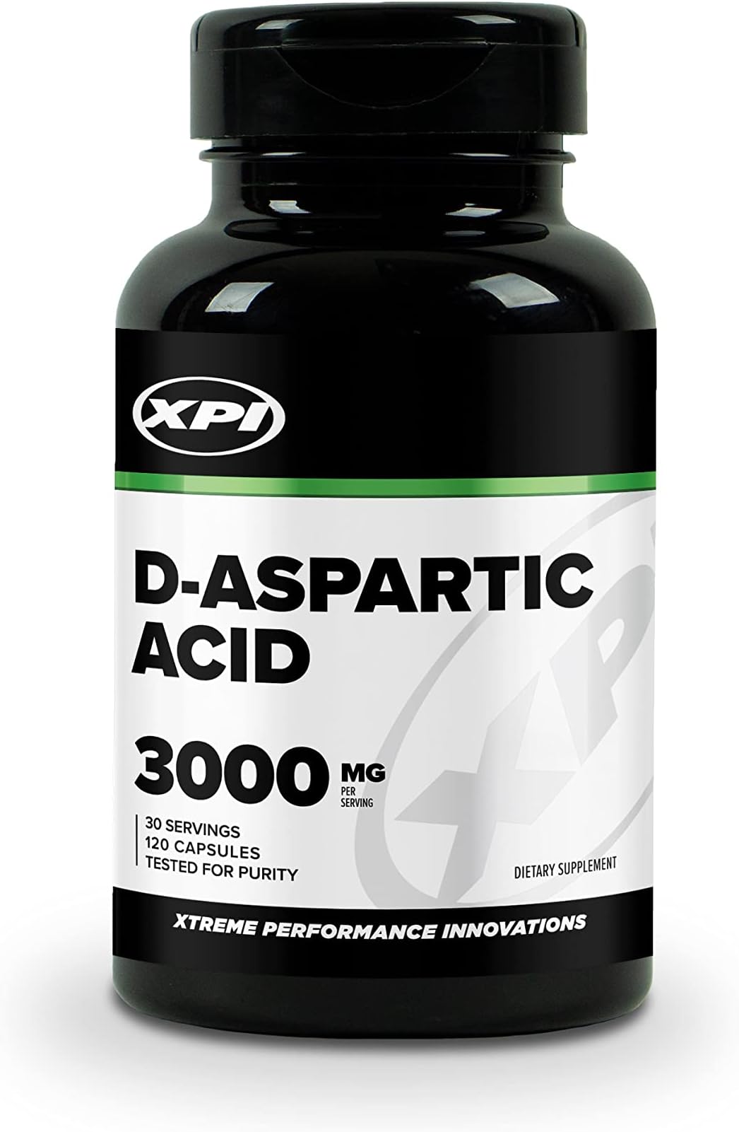 Amazon.com: XPI D-Aspartic Acid (DAA) 3000mg, 120 Capsules - Gluten ...