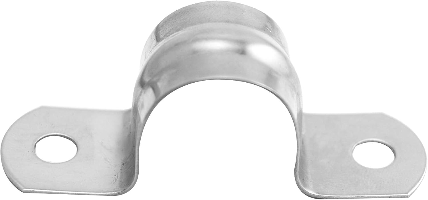 Wuuycoky Φ20 201 Stainless Steel Two Hole Pipe Strap Clip for 20mm ...