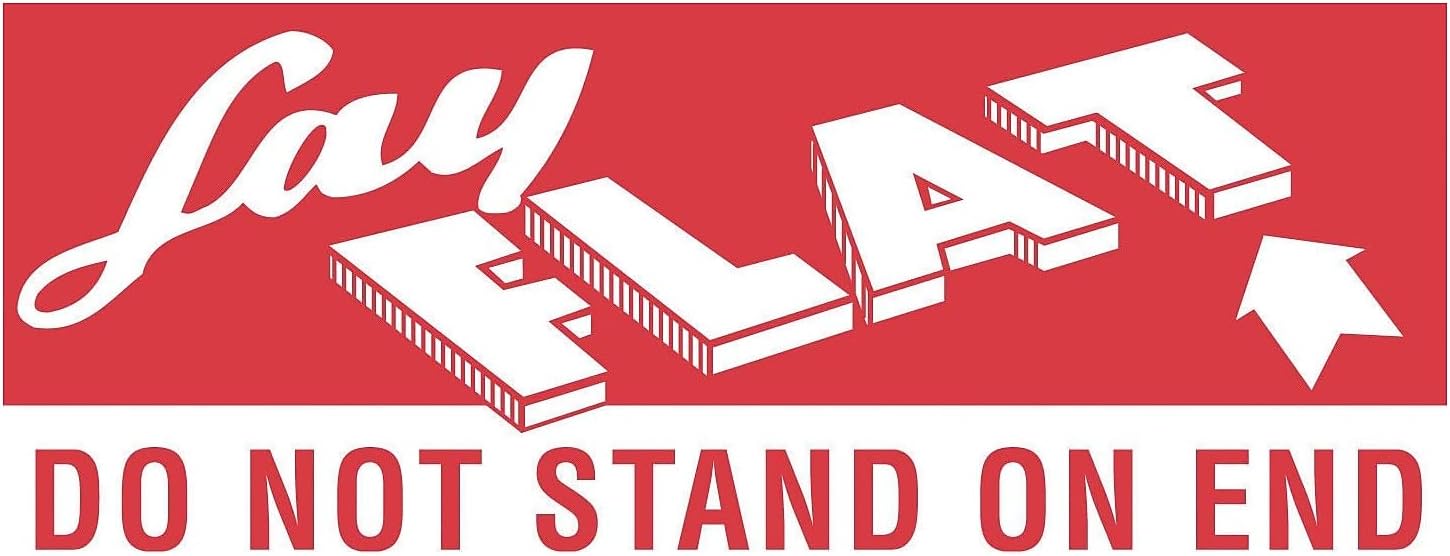 Amazon.com : Tape Logic Labels, Inch Lay Flat - Do Not Stand On End ...