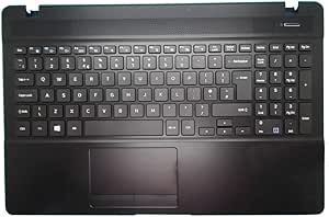Laptop PalmRest&Keyboard for Samsung NP370E5J 370E5J United Kingdom UK BA98-00715A BA59-04069A ...