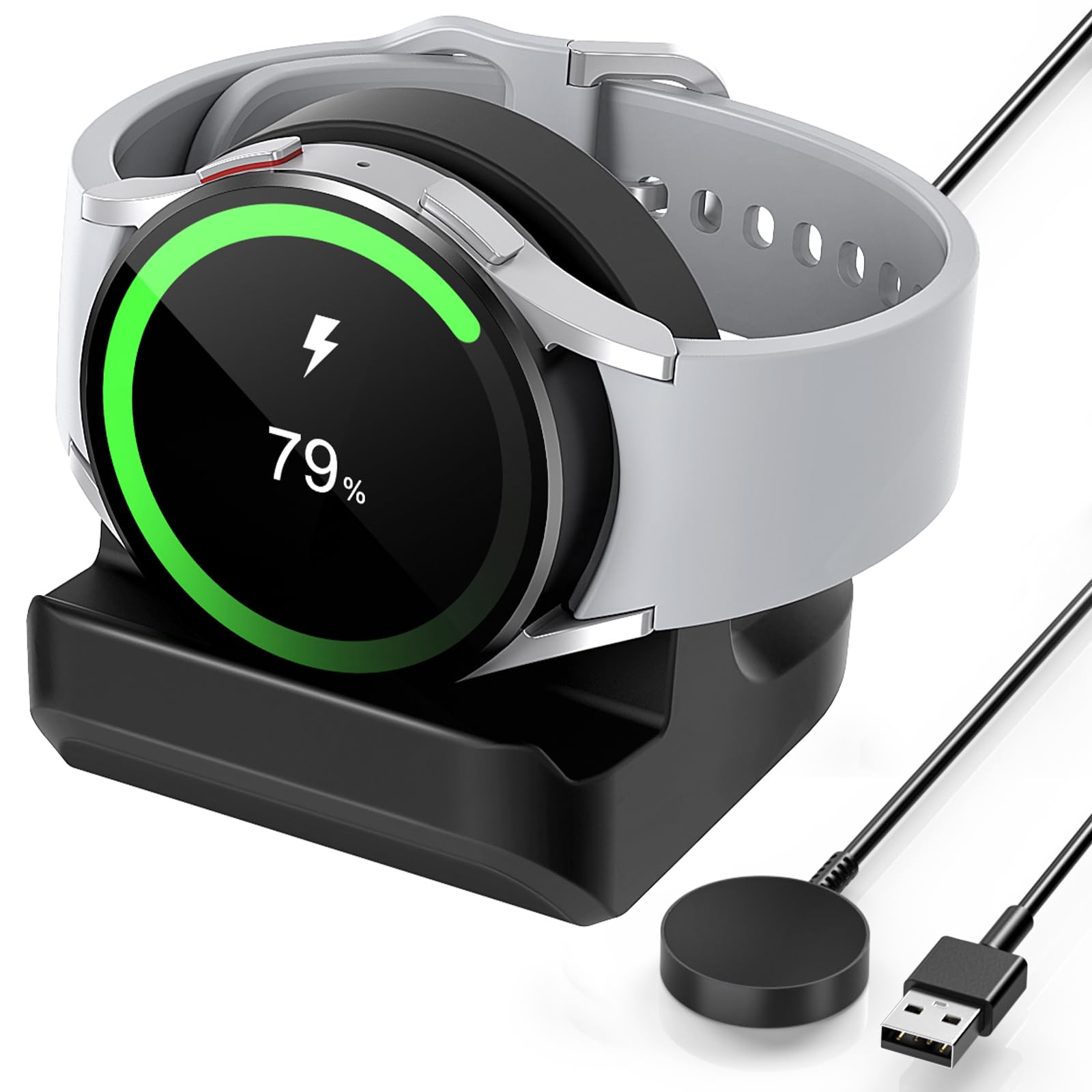 Amazon.com: Charger Stand for Samsung Galaxy Watch 7 40,44mm /Watch ...