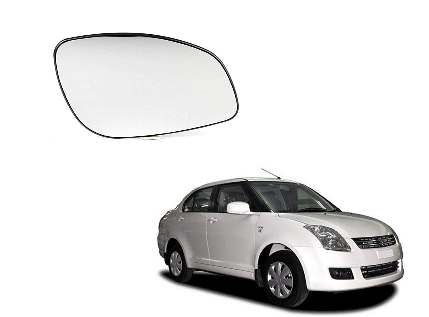 Maruti Swift White Side View