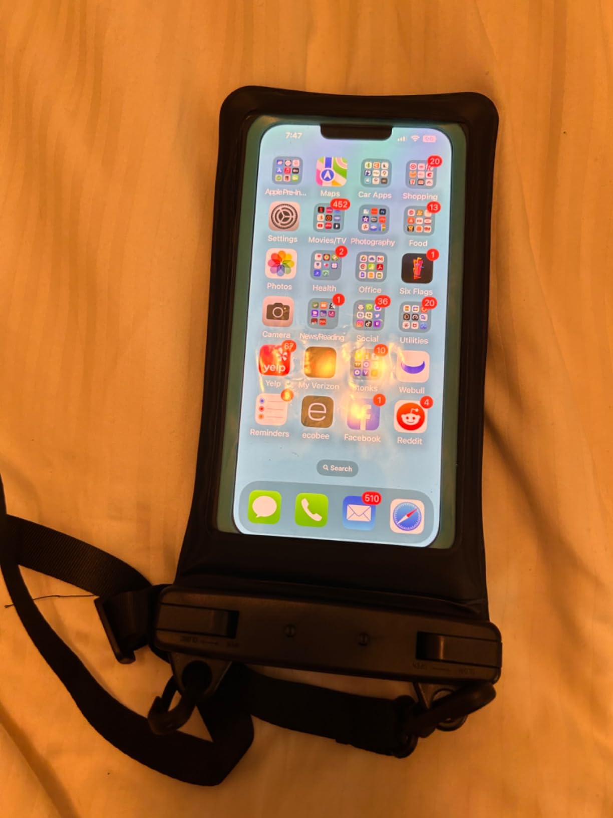 Amazon.com: Sprfragrance 3 Pack Waterproof Phone Pouch - 3 Pack 8 Inch ...