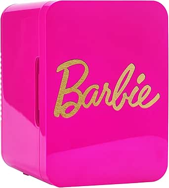 Amazon.com: Ukonic Barbie 6 Can 4L Mini Fridge AC/DC : Home & Kitchen