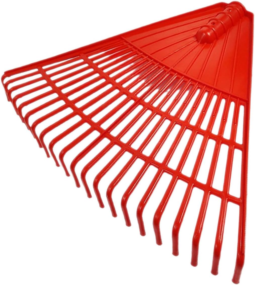 Amazon.com : Garneck Large Plastic Leaf Rake Head Replacement - 21 ...