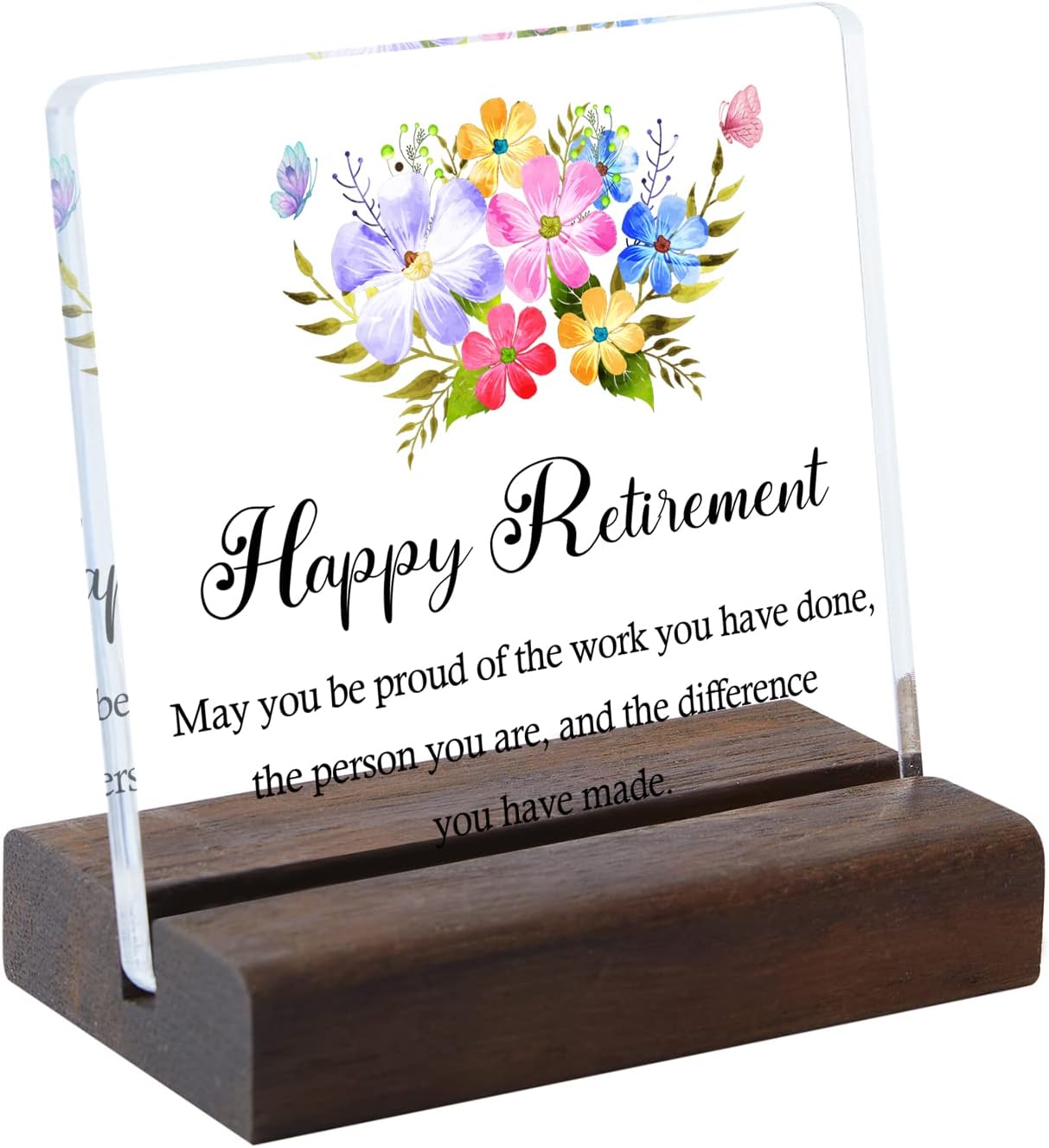 Amazon.com: Retirement Gifts for Women Men, Happy Retirement Keepsake ...