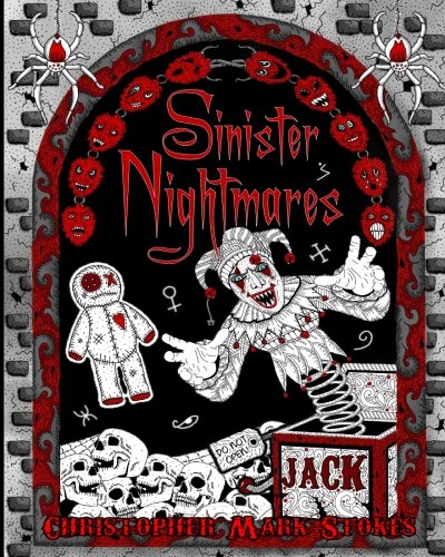 Sinister Nightmares: Horror Adult Colouring Book: Stress Relieving ...