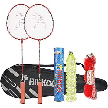 Buy Jaspo GET Set Steel Badminton Racket Combo Set, Lightweight ...