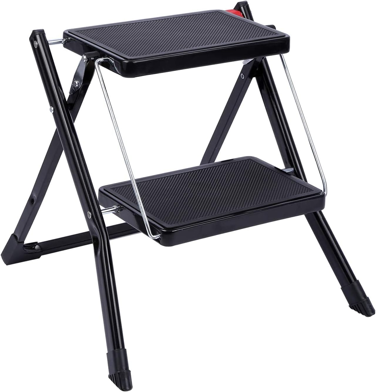 REDCAMP Small Step Ladder for Kitchen, Sturdy Folding 2 Step Stool for ...
